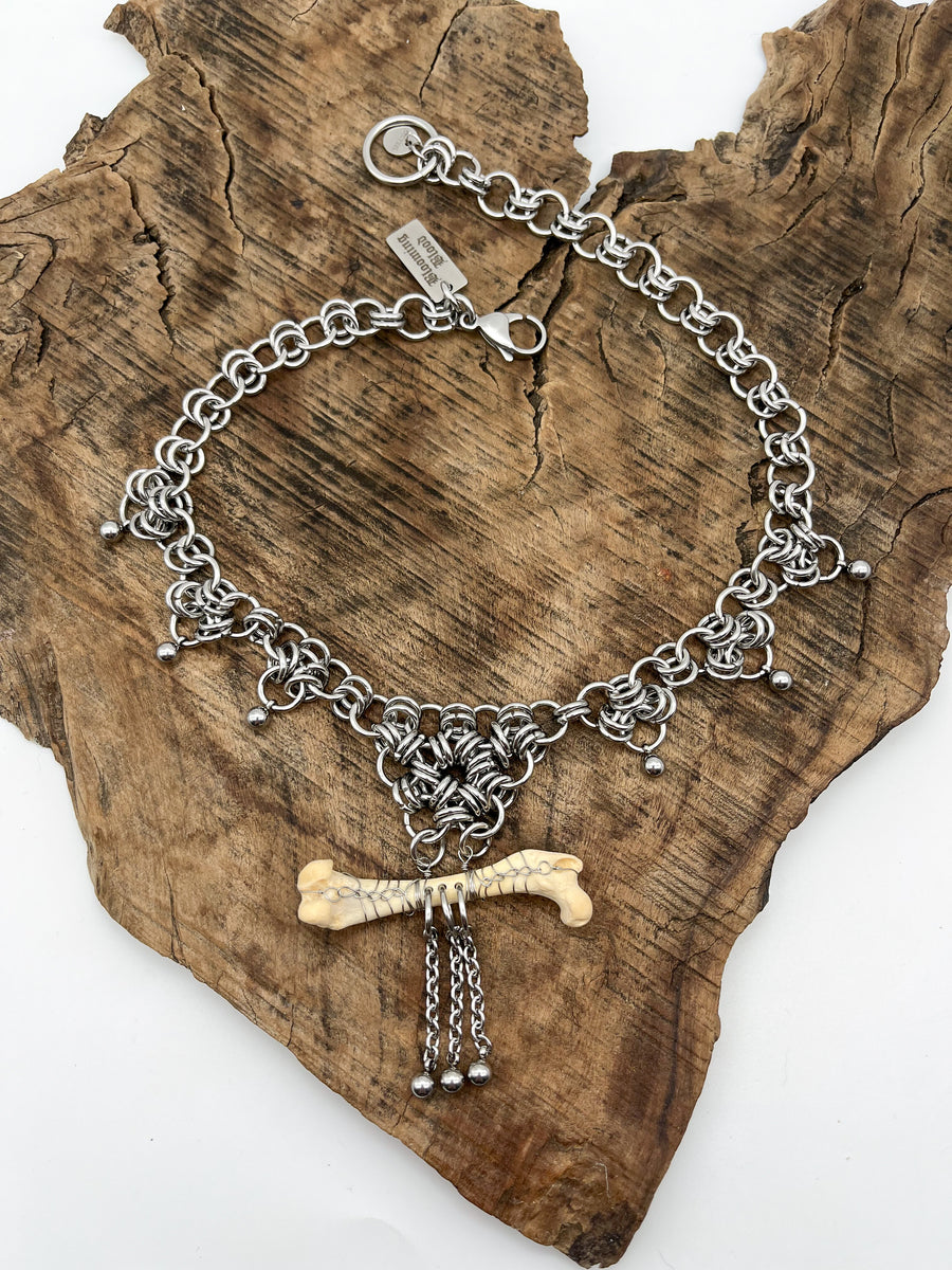 Femur Bone Necklace – Blooming Blood
